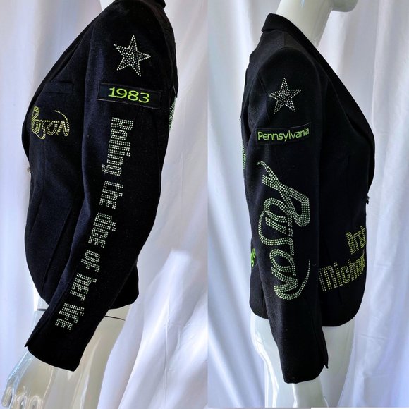 Versace | Jackets & Coats | Poison Fallen Angel Rhinestone Versace ...